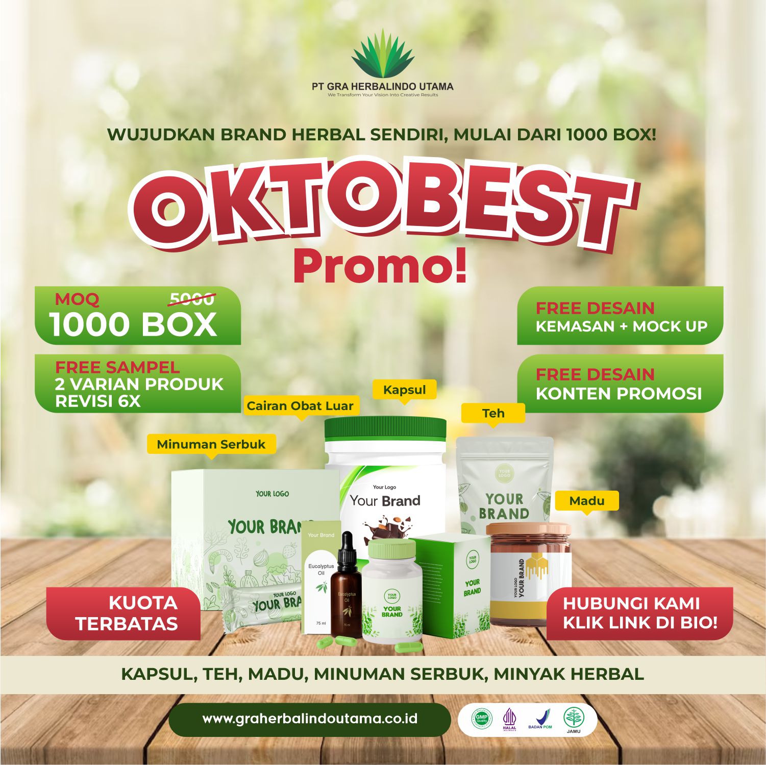 Rekomendasi Jasa Maklon Herbal Terbaik di Indonesia